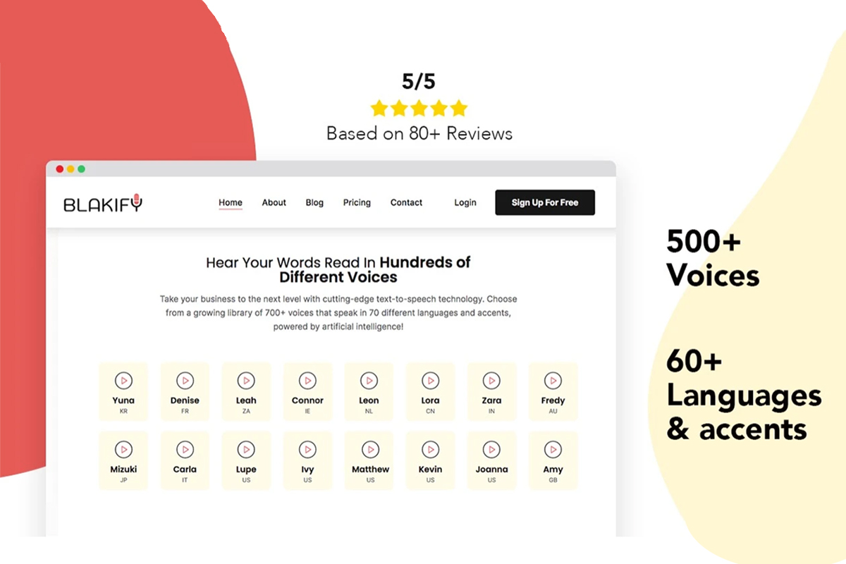Blakify Text To Speech - SaasVault