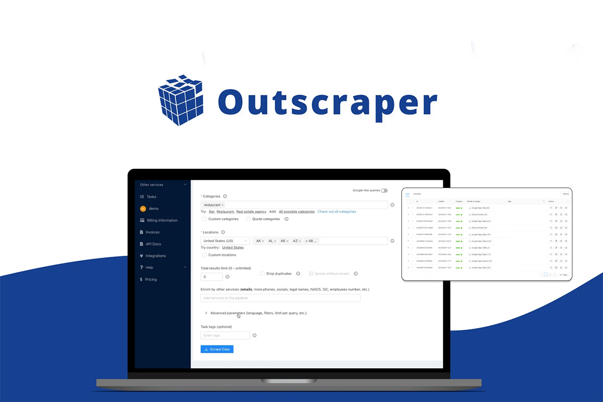 Outscraper Google Maps Scraper SaasVault